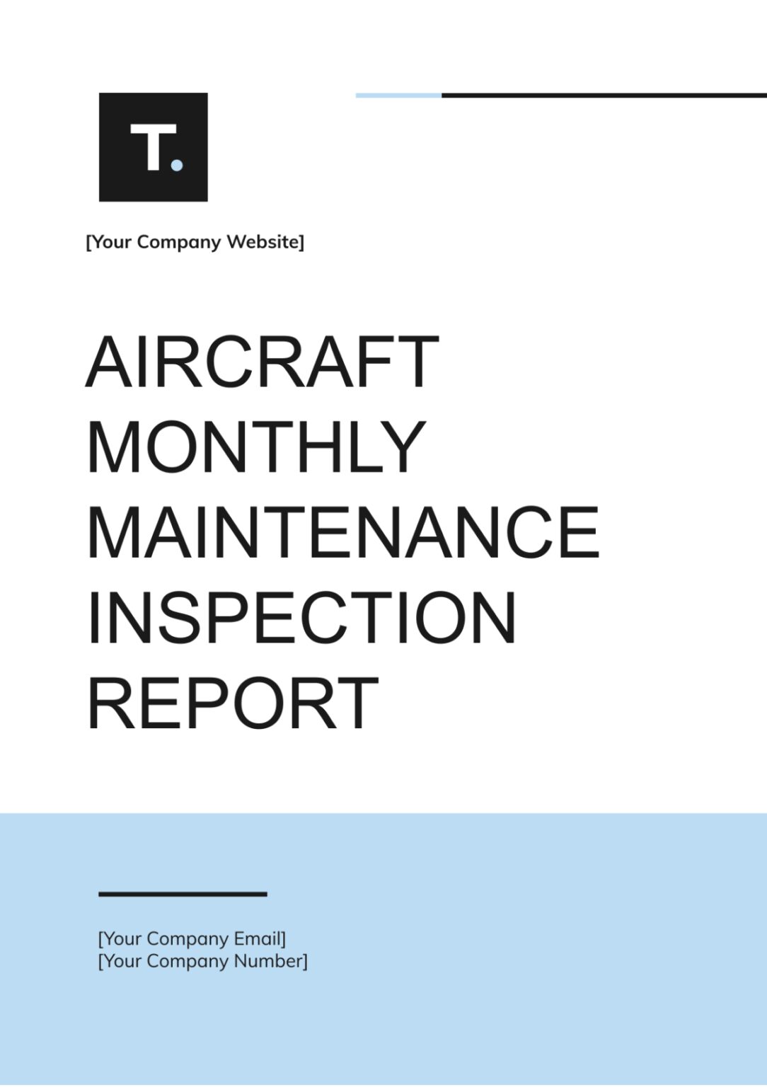 Aviation Glass Quality Monthly Report Template