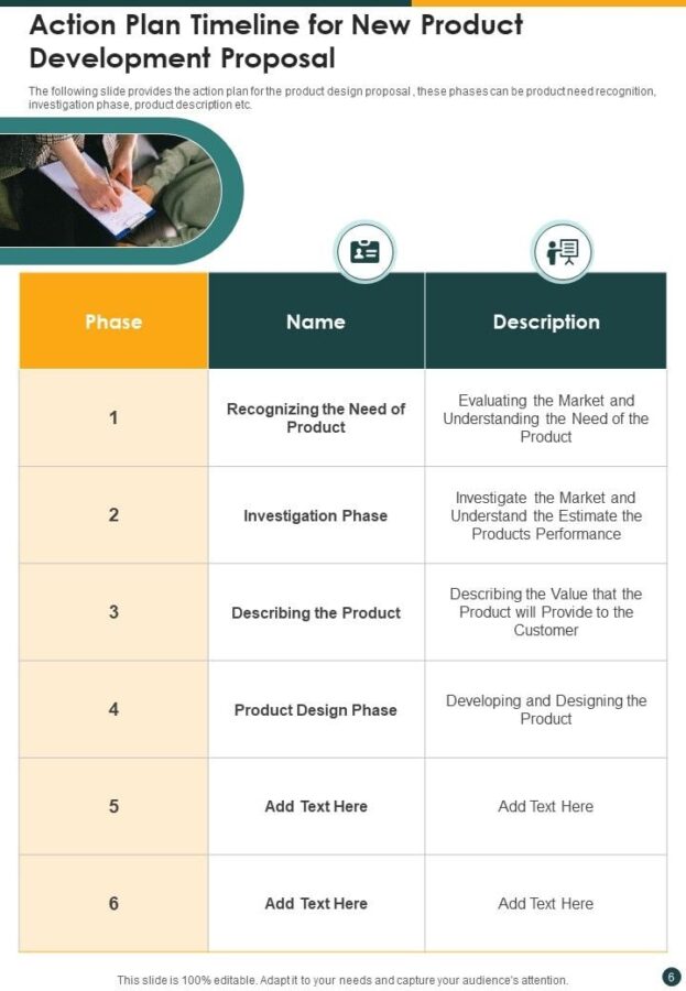 New Product Development Proposal Template